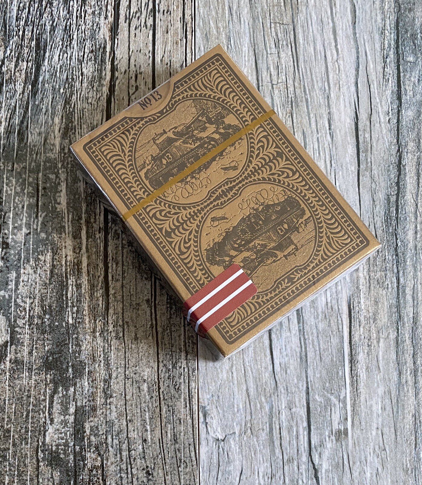 Kings Wild Project Playing Cards Gilded Invincible Sherman Tank 353/400 ...