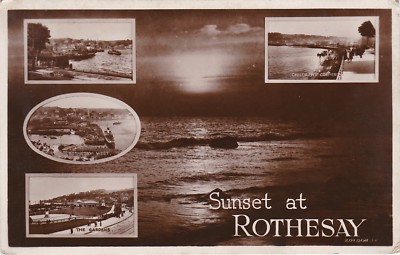 Sunset Multiview, ROTHESAY, Isle Of Bute RP | eBay UK
