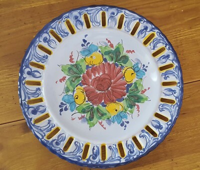 PORTUGAL 51 HAND PAINTED SMALL SERVING PLATE-BEAUTIFUL DETAIL | eBay