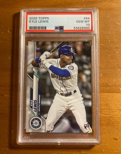 2020 Topps KYLE LEWIS Rookie Card RC #64 PSA 10 GEM MT Mariners | eBay