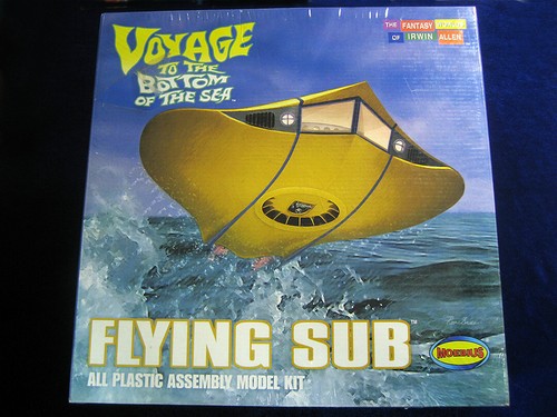 MOEBIUS MODELS "VOYAGE TO THE BOTTOM OF THE SEA" FLYING SUB KIT #817 ...