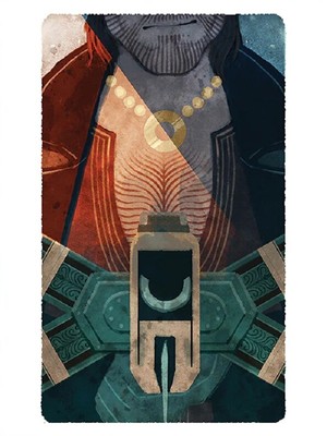 Dragon Age Varric the Lover Tarot Lithograph 18x24 #600 Matt Rhodes NEW ...