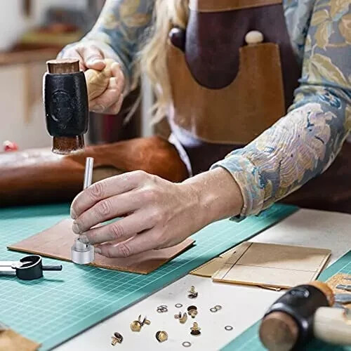 20Sets Boot Lace Hooks Kit Brass Shoes Eyelets Buckles and Press Stud ...