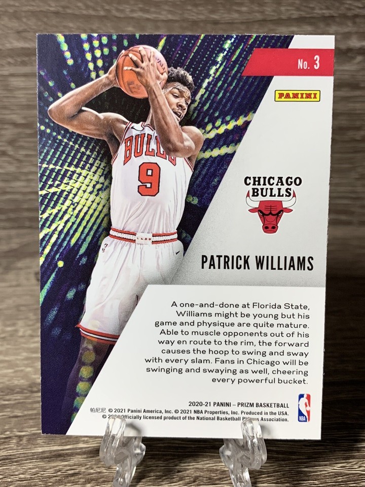 2020 2021 Panini Prizm Instant Impact Patrick Williams Rookie Card ...