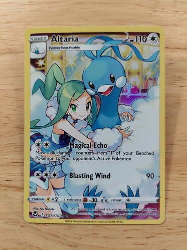 Altaria TG11/TG30 NM Silver Tempest Trainer Gallery Ultra Rare Pokemon ...