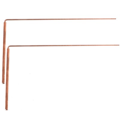 2 Pcs Copper Long Dowsing Rod Treasure Divining Rods Accessories | eBay