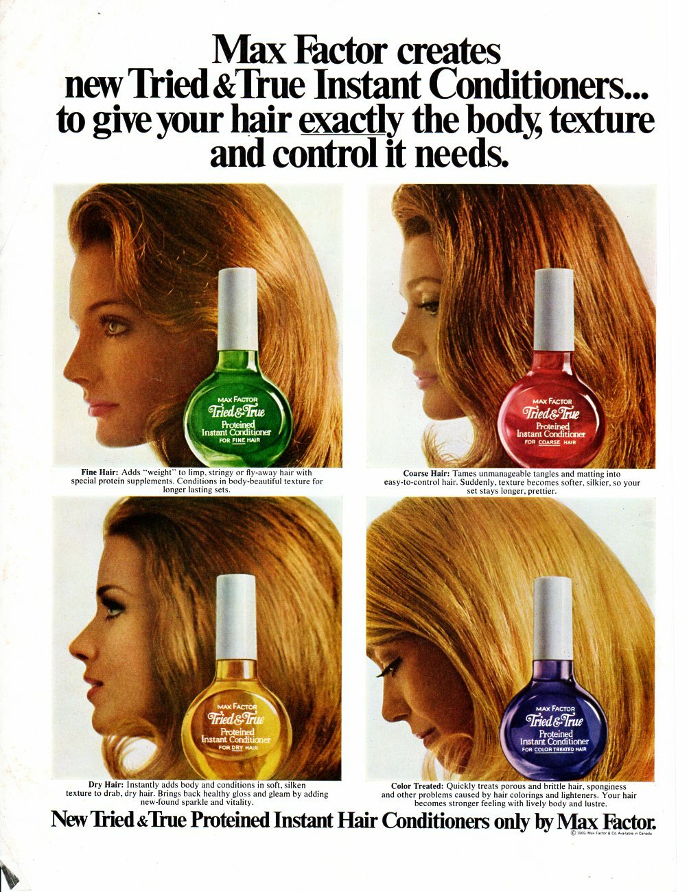 Vintage Beauty Fashion ad 1965 Max Factor Tried and True Instant ...