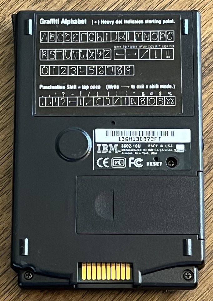 IBM WorkPad Gen 1 8602-10U Super Rare PDA with Case - Tested And Works ...