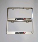 2 pcs Silver License Plate Frame for 3D Nismo Logo | eBay