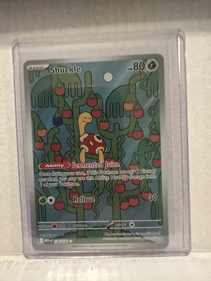 2025 English! Pokemon Mega Evolution Shuckle #136 Near Mint ...