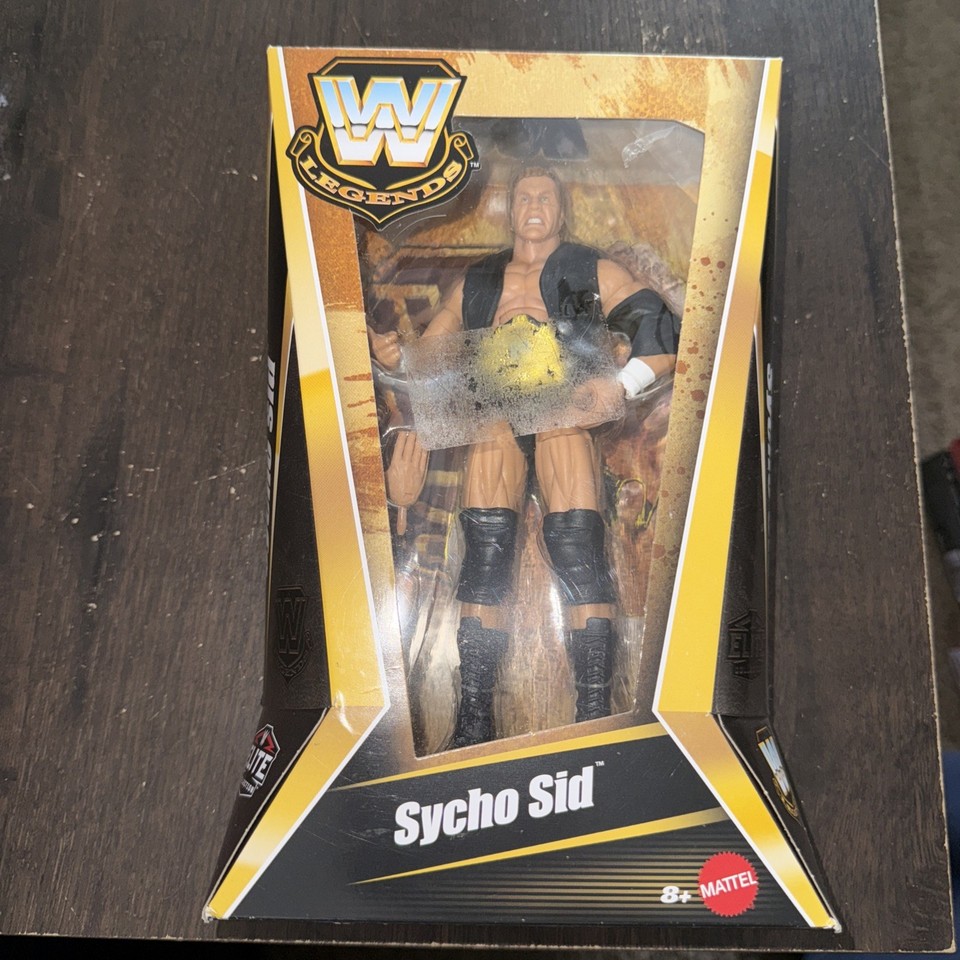 WWE Elite Legends Psycho Sid with Winged Winged Belt Series 25 Action Figure | eBay