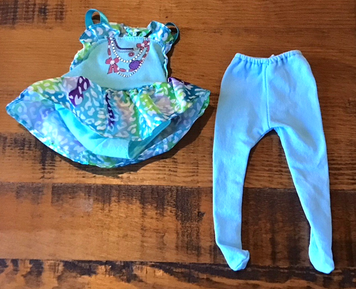 Disney Fancy Nancy 10" Doll Clothes Blue Dress & Tights | eBay