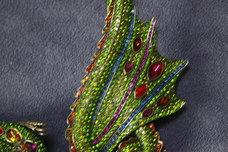 Heidi Daus Mythical Masterpiece Dragon Necklace 3000 crystals | eBay