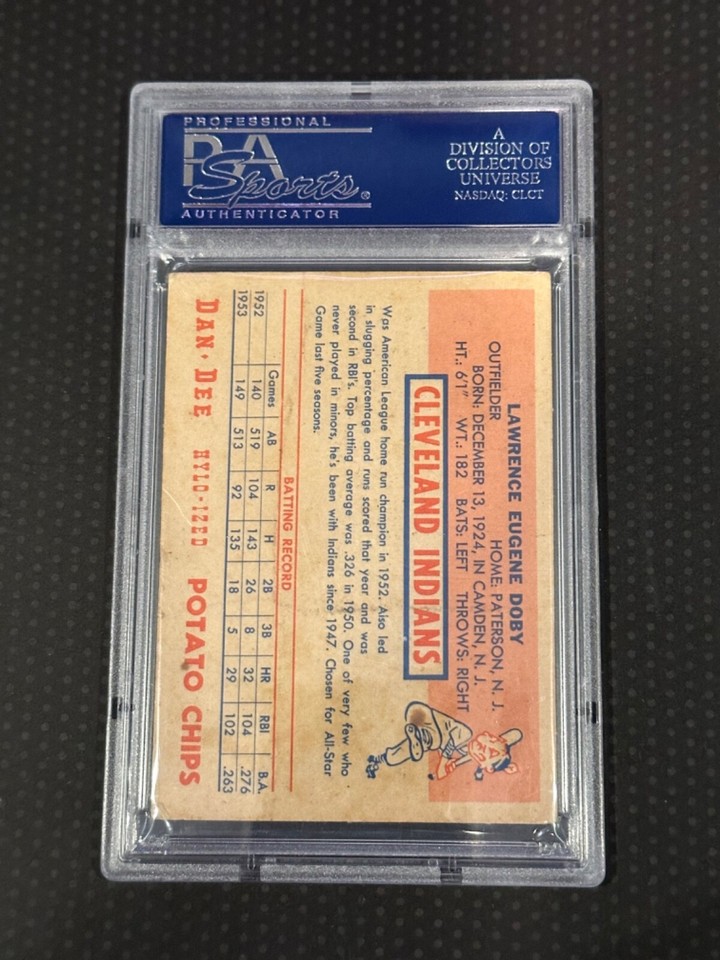 1954 Dan-Dee Larry Doby potato chips PSA 2 good | eBay