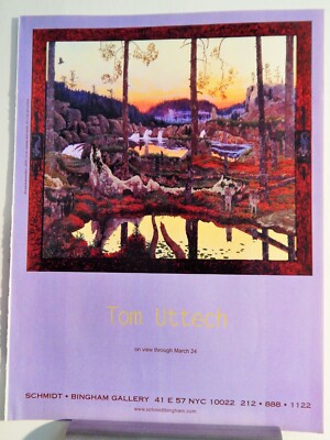 TOM UTTECH ART PIECE VTG ORIG 2001 ADVERTISEMENT | eBay
