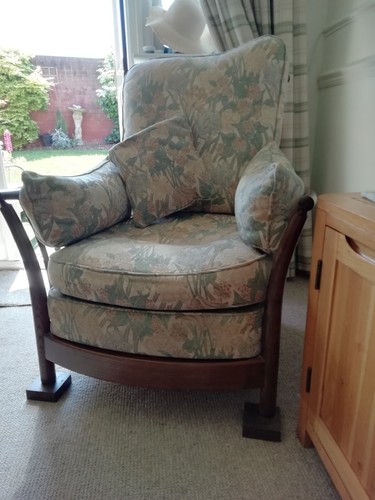 Ercol Renaissance high 3 seat sofa and 2 chairs | eBay UK