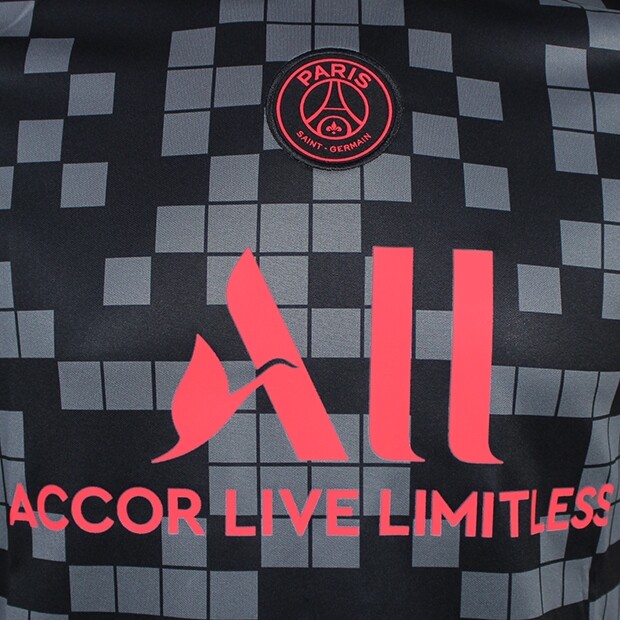 Nike Paris Saint Germain Strike Grey Jersey Top PSG Swoosh Visit Rwanda ...