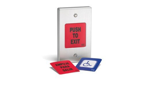 Linear EZ-Rex Easy Touch Request to Exit Button Weatherproof Force 6 to ...