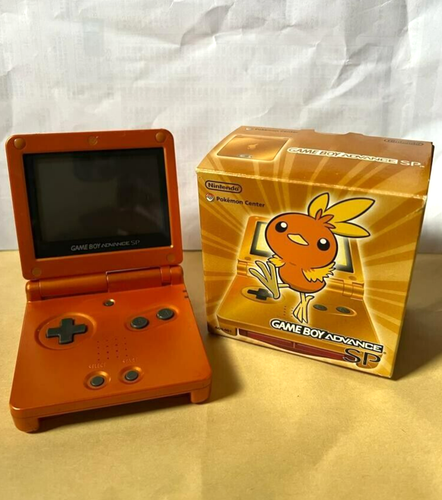 Nintendo GameBoy Advance GBA SP Achamo Orange Pokemon Limited w Box ...
