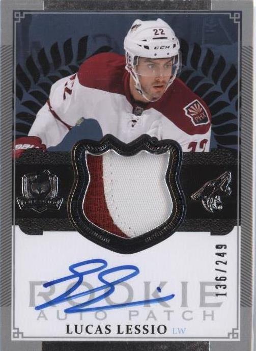 2013-14 Upper Deck The Cup - Rookie Auto Patch Lucas Lessio #158 /249 ...