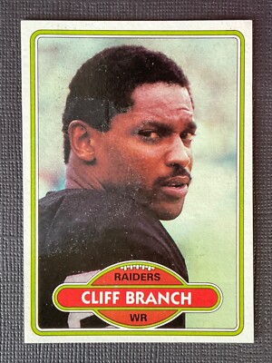 Cliff Branch 1980 Topps Football Card #85 - Oakland Raiders Receiver ...