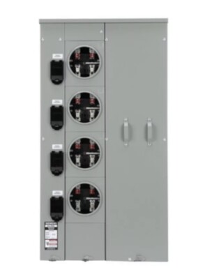 Siemens 4-Gang 600A 225 Amp RING-TYPE UNI-PAK WP6412 Meter Socket | eBay