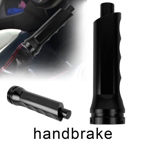 1Pc JDM Black Aluminum Car Handle Hand Brake Sleeve Cover Universal Fit ...