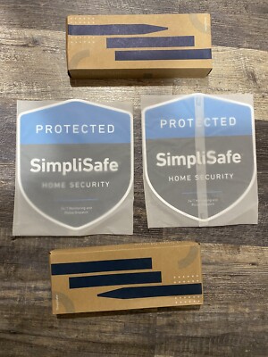 SimpliSafe Yard Sign Stake and Sign Home Security New in Box | eBay