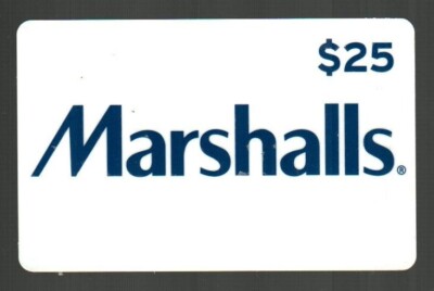 MARSHALLS Classic Logo ( 2008 ) Gift Card ( $0 - NO VALUE ) | eBay