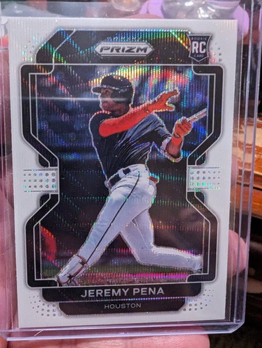 2022 Panini Prizm White Wave Jeremy Pena Rookie Card Houston Astros RC ...