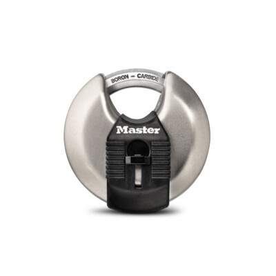 Master Lock M50XD Magnum Heavy Duty Stainless Steel Discus Padlock with ...