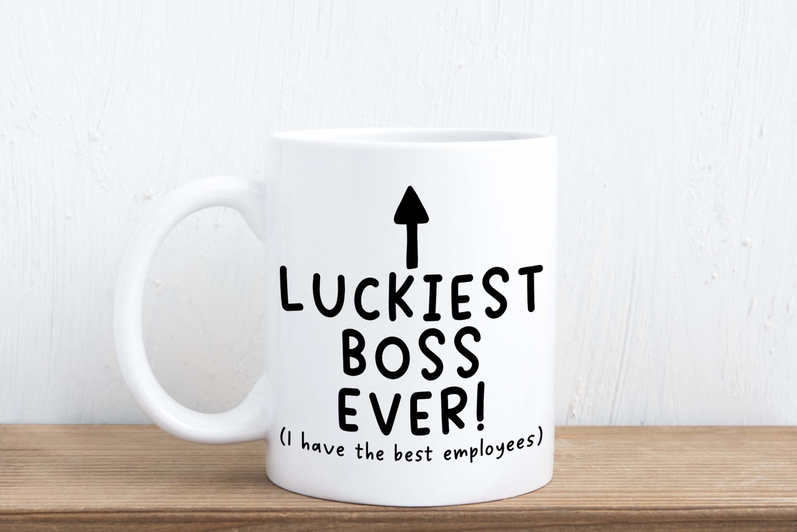 Luckiest Boss Ever - Manager, Supervisor, Funny Gift Mug From Employees ...
