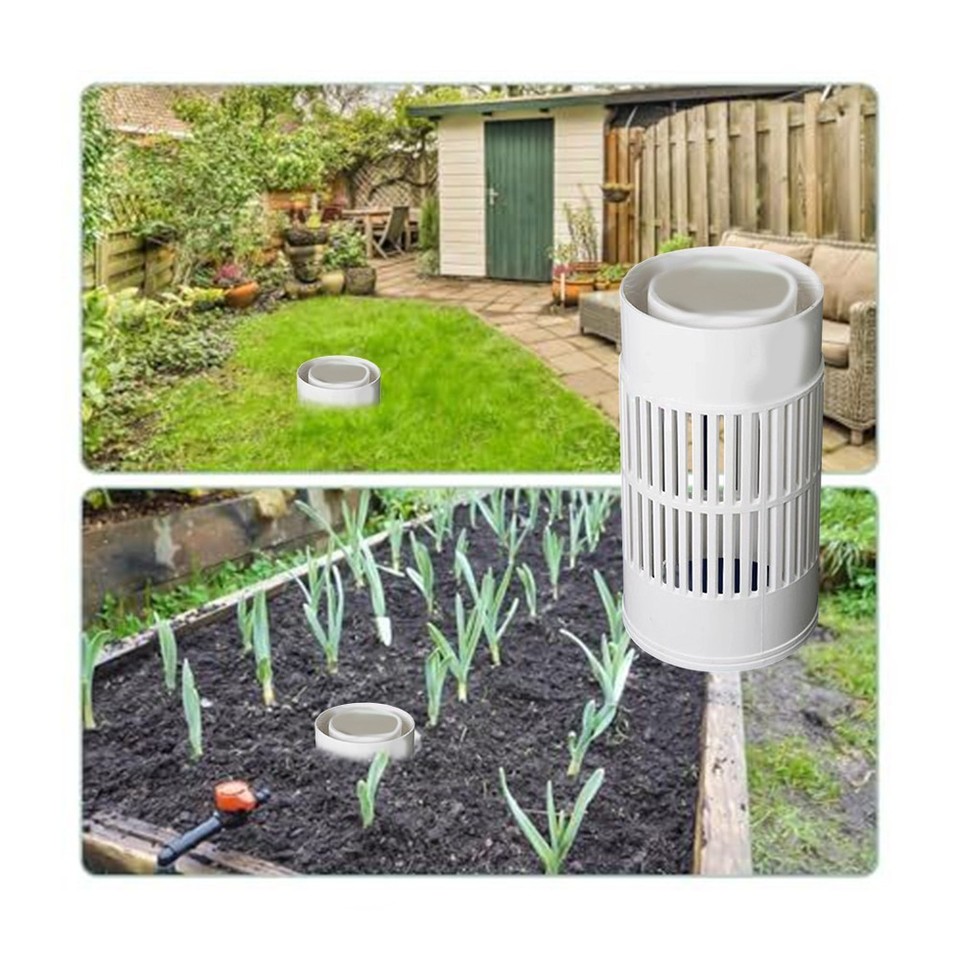 Space Saving Compost Bin for Gardens PVC Material Secure Lid for Safety ...