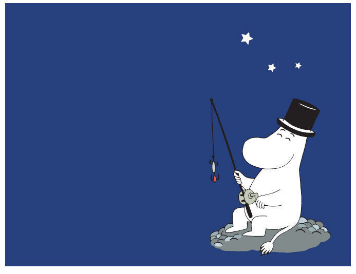 Mumin-Tischset Muminpappa Drak Blau 40 x 27 cm | eBay.de