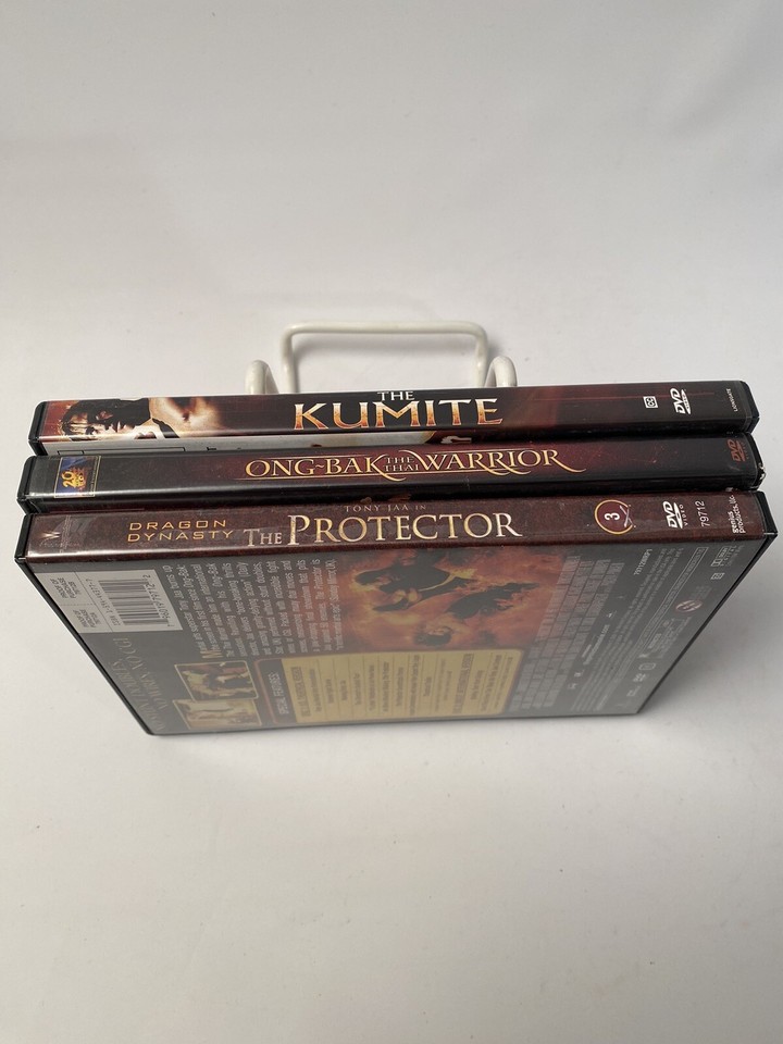 3 DVD lot martial arts kung fu Kumite Die Honor Protector, Ong-bak Thai ...