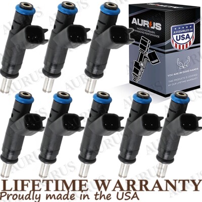 OEM AURUS NEW 8 FUEL INJECTORS FOR 08-13 Jeep Ram Dodge Chrysler 4.7L ...