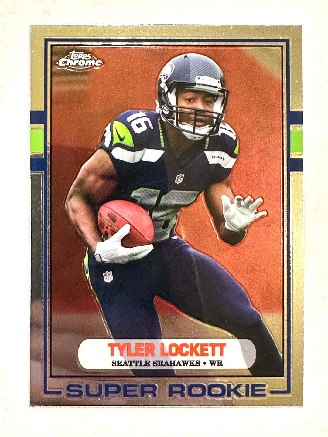 Tyler Lockett 2015 Topps Chrome Super Rookie Insert #89-TL SP NM or ...
