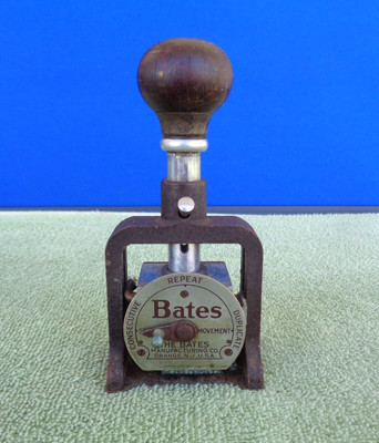 Stamps & Daters - Vintage Bates Numbering Machine