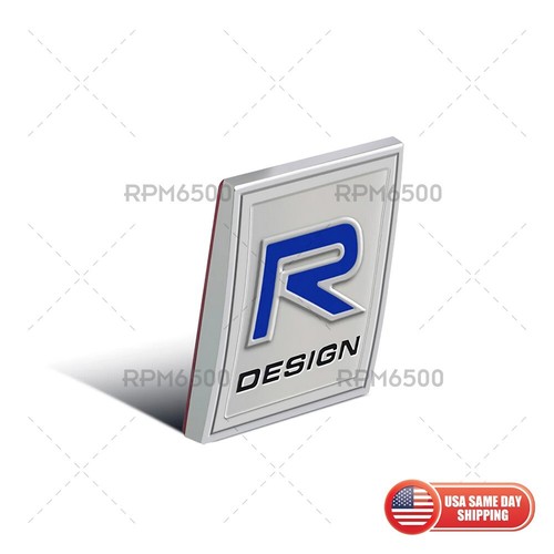 For VOLVO Rear Truck R-design Nameplate Logo 3D Decal Emblem Badge ...