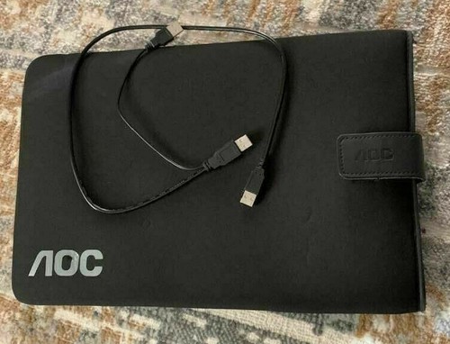 AOC e1659FWU 16" LED USB Portable External Laptop Monitor | 15.6 in ...