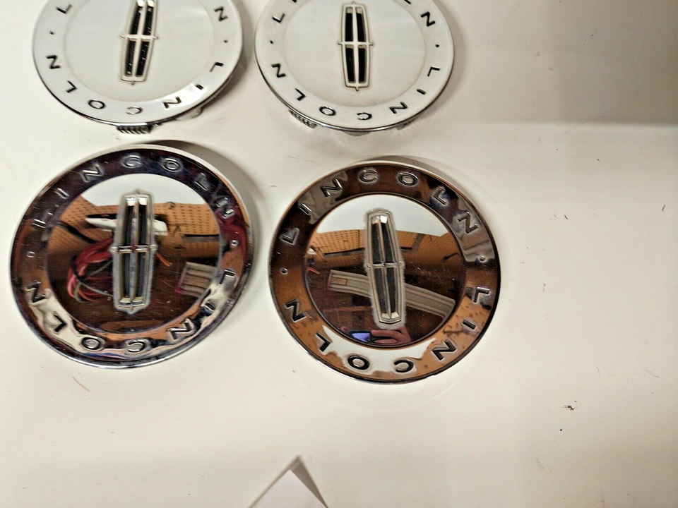 2006-2011 Lincoln Town Car MKX Hubcaps Center Caps 3W13-1A096-BB CHROME ...