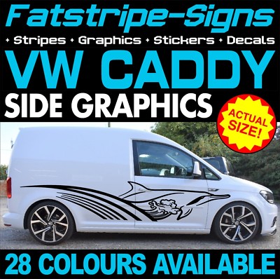 to fit VOLKSWAGEN CADDY GRAPHICS STICKERS STRIPES DECALS DAY VAN ...
