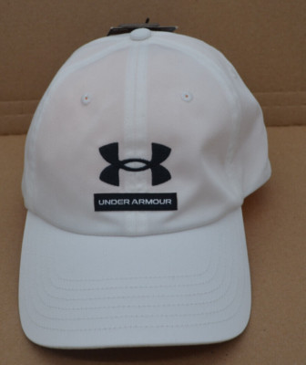 Men's Under Armour UA white 1369783 Adjustable Hat Cap NEW with tags | eBay