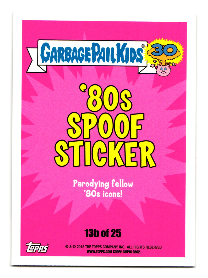 Terrible Tony 2015 Garbage Pail Kids Andy Kaufman Tony Clifton Parody ...