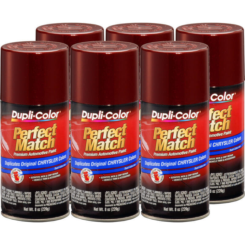 Duplicolor BCC0413 (6-Pack), Aerosol Paint Chrysler PRV, XRV, Garnet ...