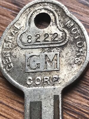 Vintage GM General Motors Corp. KEY Number 8222 by Briggs & Stratton ...