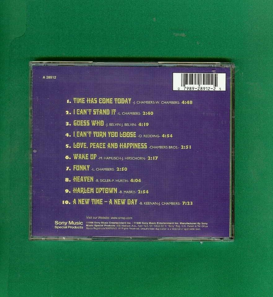 CHAMBERS BROTHERS - Time' - CD - NEW - SEALED - FREE SHIPPING ...