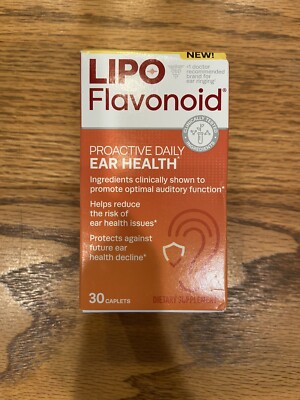 New LIPO Flavonoid PROACTIVE DAILY EAR HEALTH Dietary Supplement-30 ...