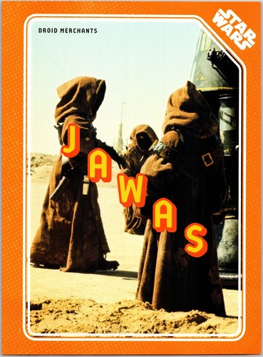 Jawas Droid Merchants Star Wars Poster Art PROMO Original Pin-Up Movie ...