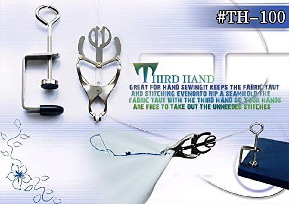 Sewing Clamp, Third Hand Clamp Attach to Table & Holds Fabric Taut for ...